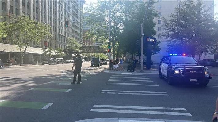 Spokane Falls Boulevard reopened after multiple No Kings protesters ...