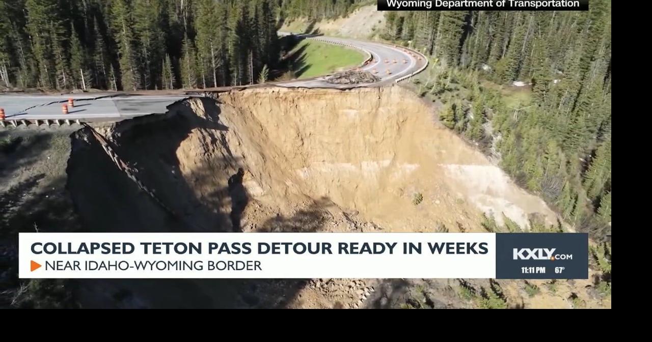 Collapsed Teton Pass detour ready in weeks | Video | kxly.com