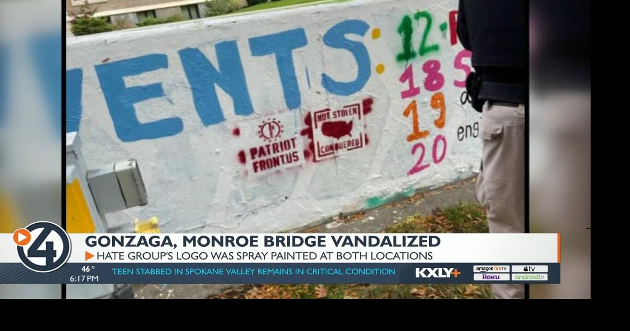 Patriot Front insignias found spray-painted on Gonzaga campus, Monroe ...