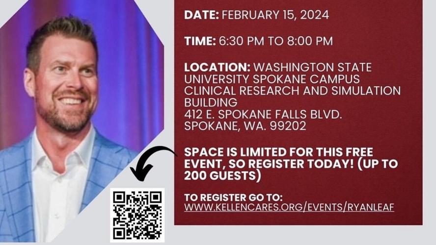 Ryan Leaf returning to Spokane to share mental health message | News ...