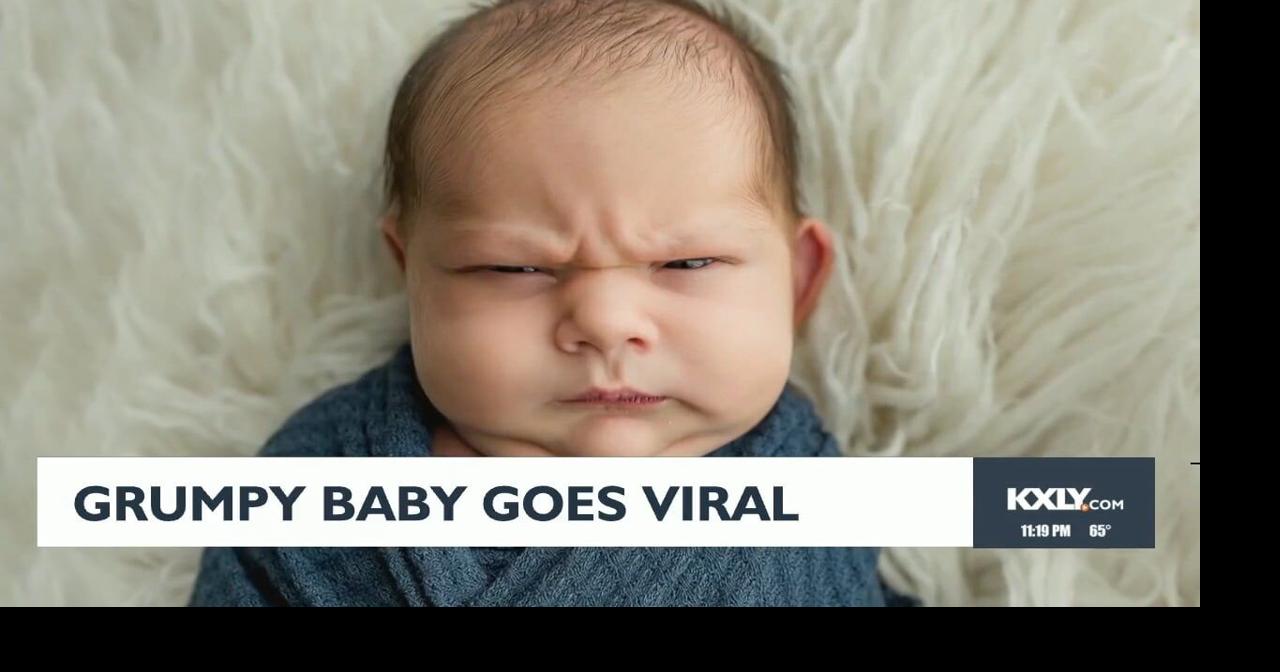 Grumpy baby goes viral | Video | kxly.com