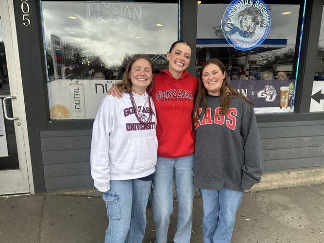 Zags fans of all ages cheer on the Bulldogs across Spokane for the ...
