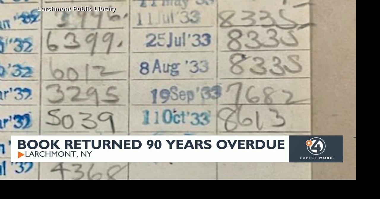 Library book returned 90 years overdue | Video | kxly.com