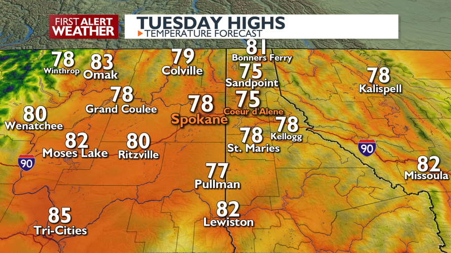 Sunshine to some clouds and warm today - Mark | Weather | kxly.com