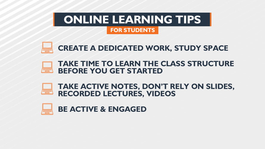 Online learning tips for students and teachers from Community Colleges ...