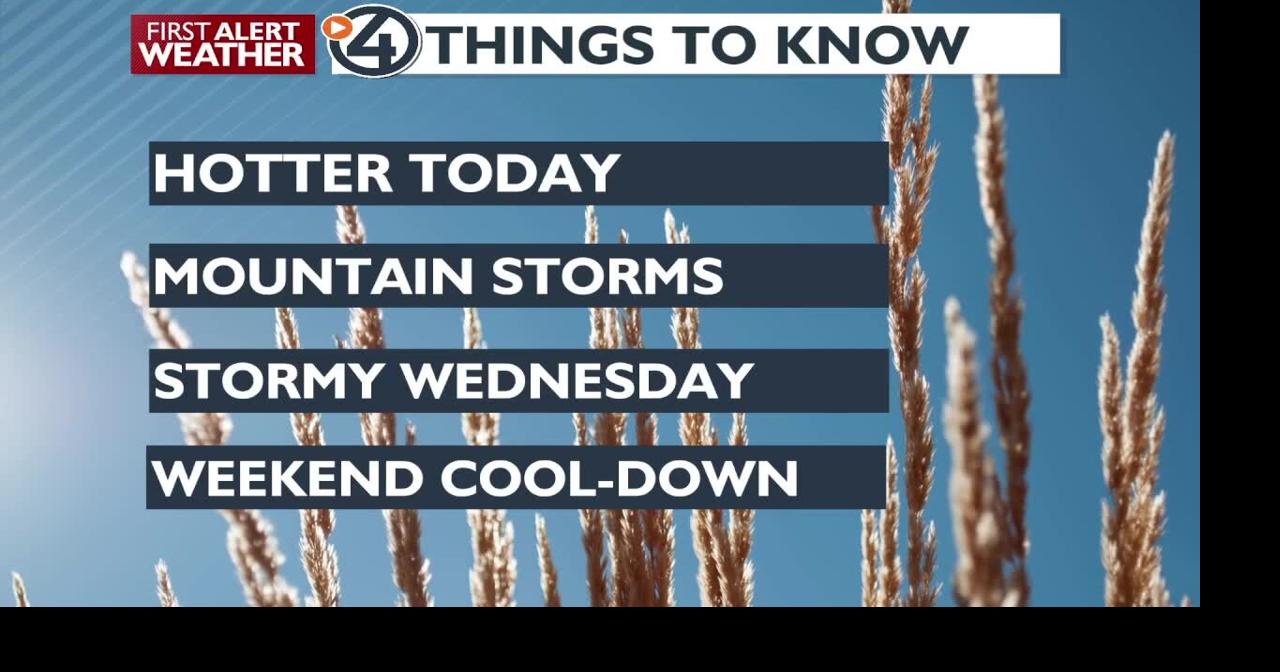 Slow moving storms on a warmer afternoon – Matt | Forecast | kxly.com