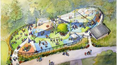 Parks & Rec unveils design for Riverfront Park all-inclusive playground ...