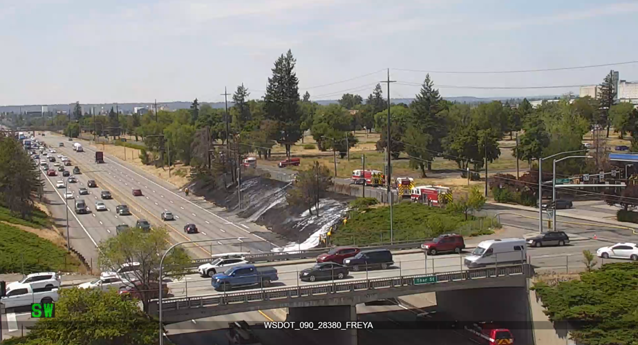 FIREWATCH: Spokane firefighters put out wildfire along I-90 near Freya ...