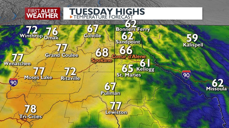 🌦️Showers and isolated thunderstorms Tuesday afternoon and evening ...