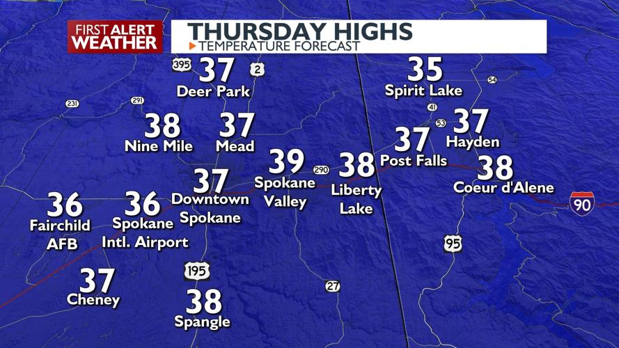 ☁The clouds will return for a gray Thursday, but the snow will stick to ...