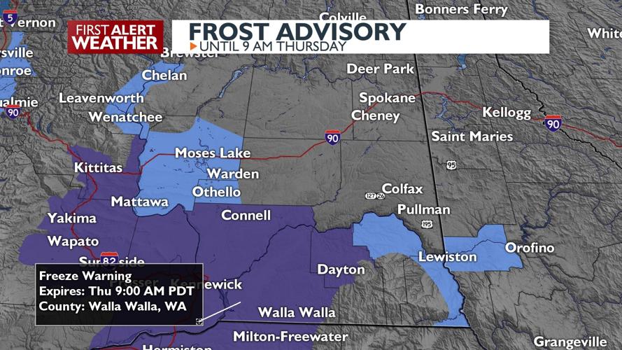 🥶Frosty Thursday morning! Temperatures will drop into the 20s and low ...