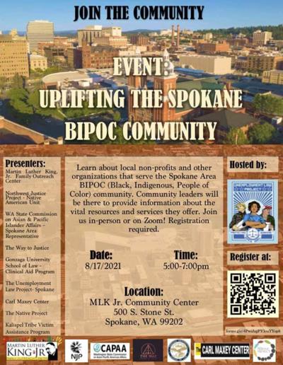 Event seeks to help Spokane BIPOC community be more aware of legal aid ...