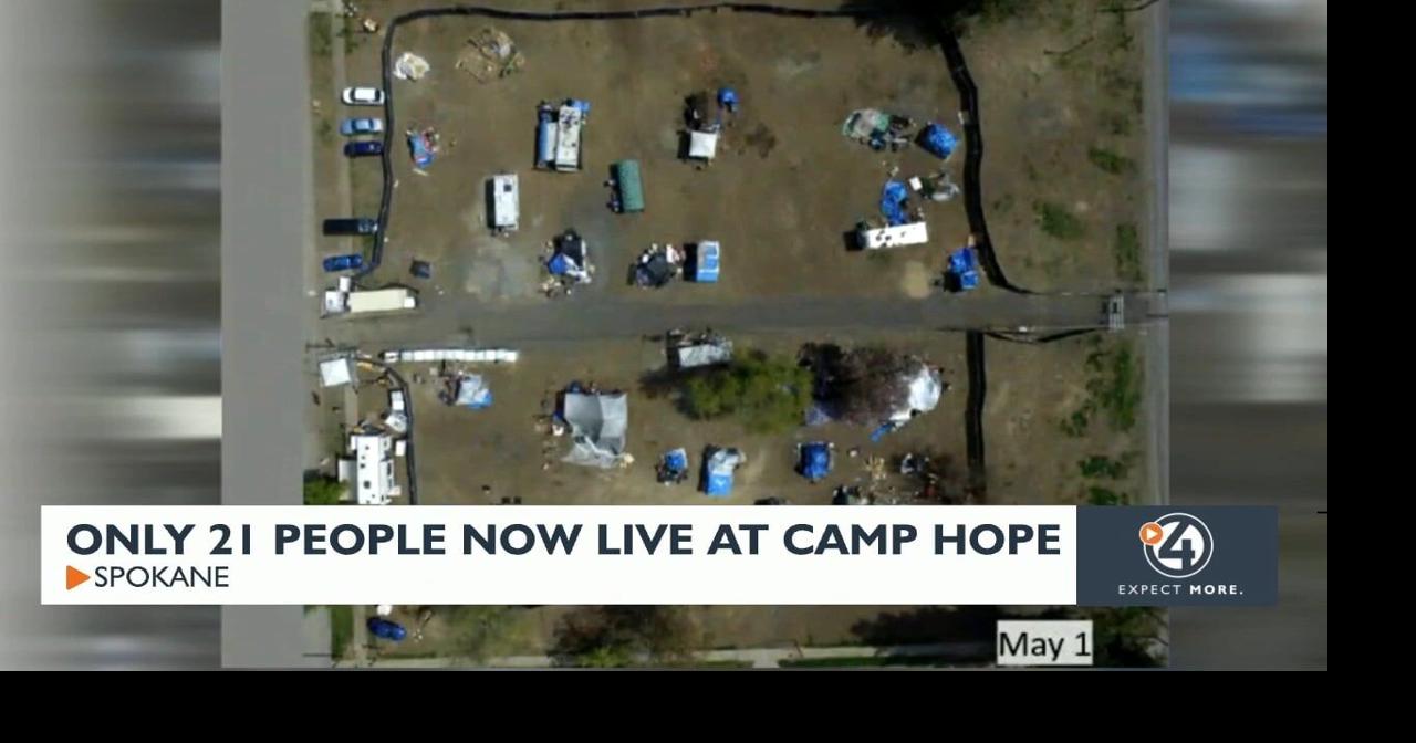 Camp Hope numbers continue to fall, now 21 residents living on-site ...