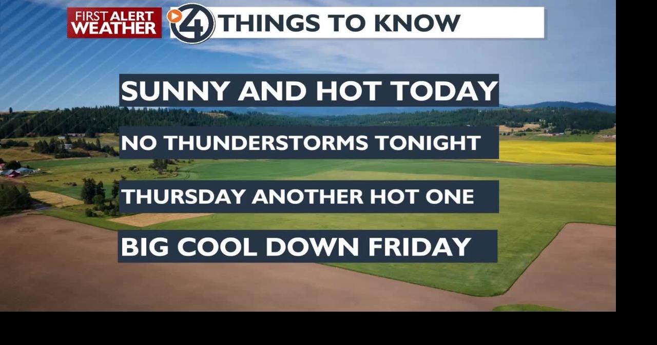 Sunny and hot today, no thunder storms tonight - Mark | News | kxly.com
