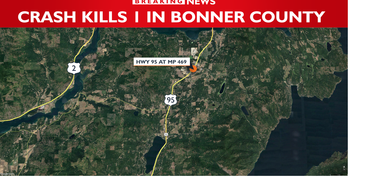 Crash kills 1 in Bonner County | Local News | kxly.com