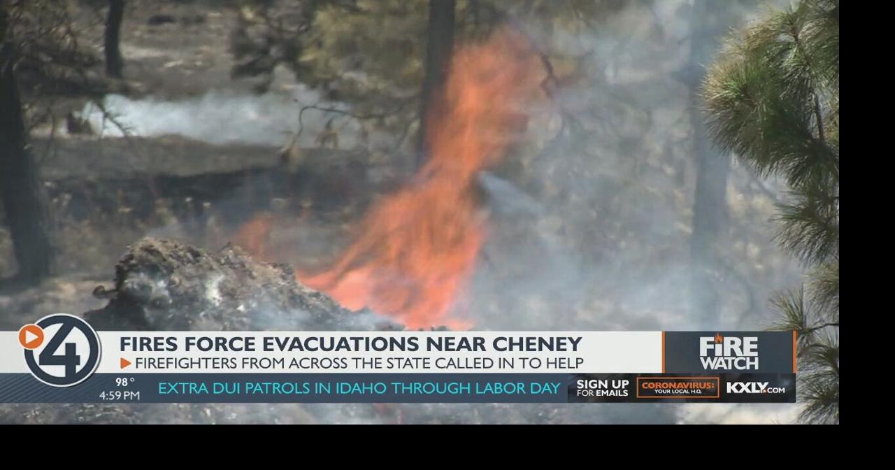 Firefighters make progress on fires burning near Cheney | Firewatch ...