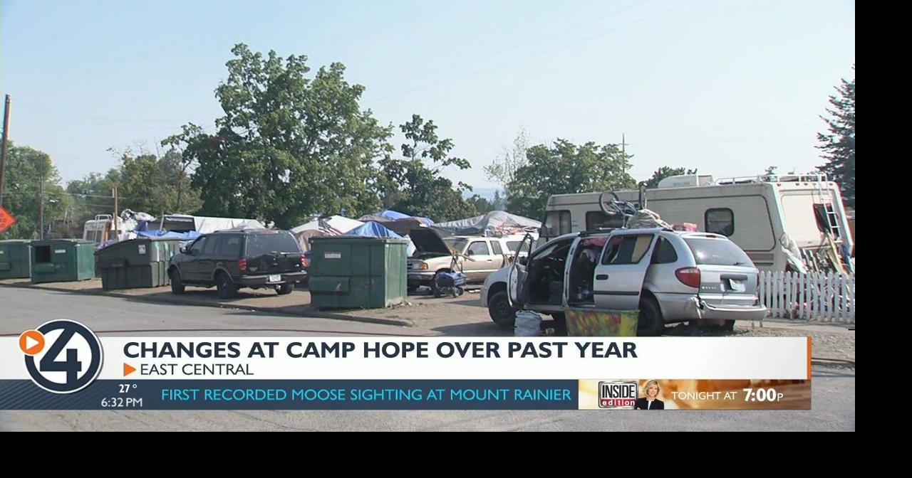 How Camp Hope has changed in over a year | Local News | kxly.com