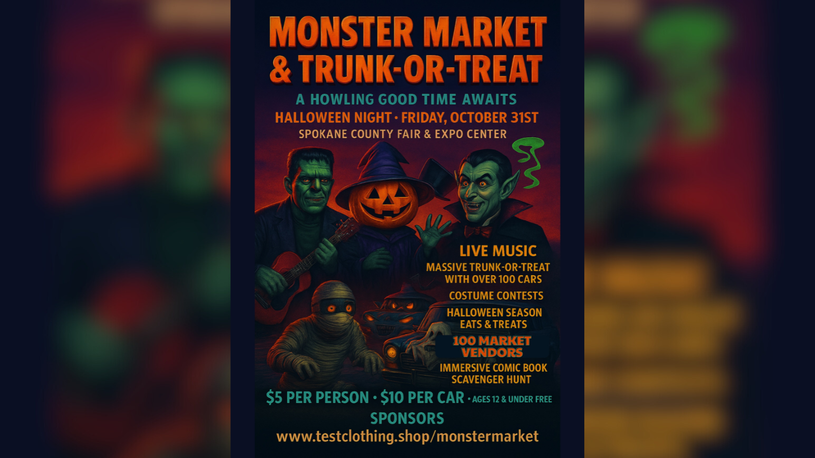 Spooky fun awaits at Monster Market Trunk-or-Treat event at Spokane ...