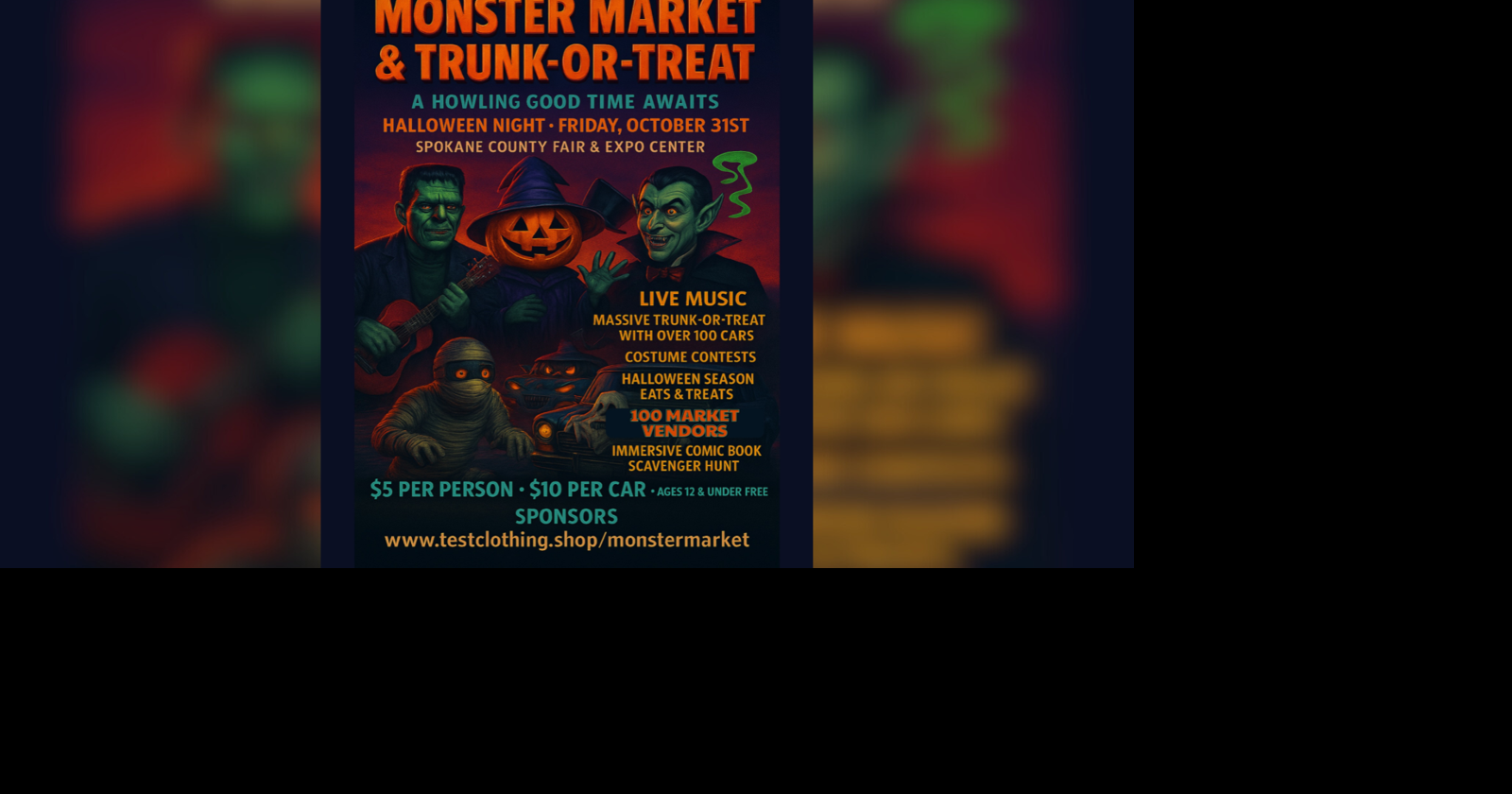 Spooky fun awaits at Monster Market Trunk-or-Treat event at Spokane ...