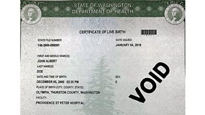 Washington state offers third gender option on birth certificates ...