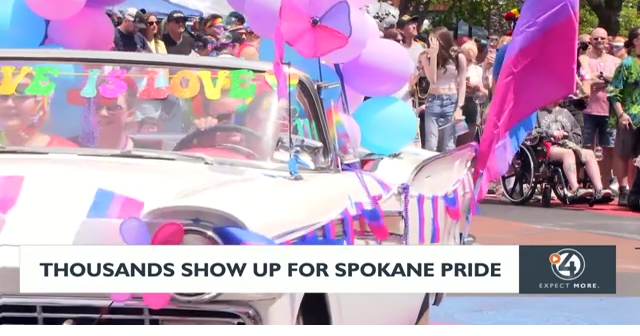Thousands gather downtown for Spokane Pride Parade | News | kxly.com