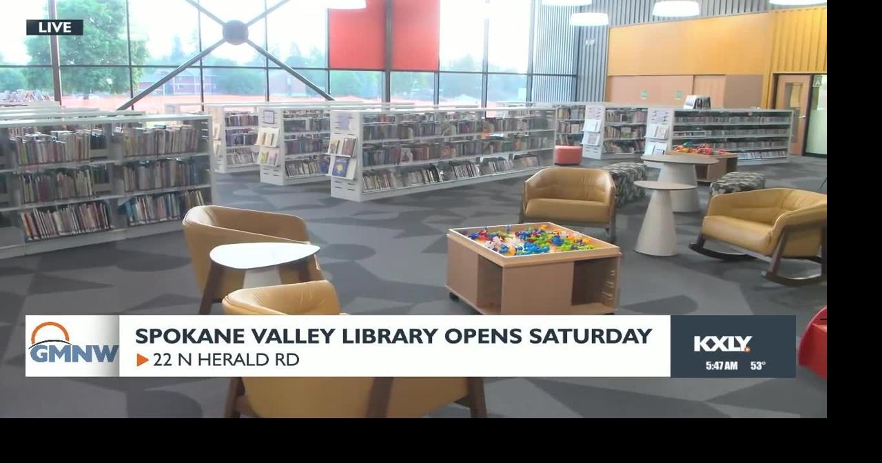 New Spokane Valley library opens Saturday | Family | kxly.com