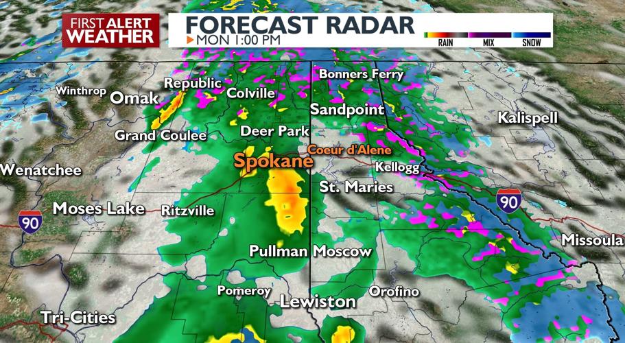 Rain continues through your Monday! - Emily | Weather | kxly.com