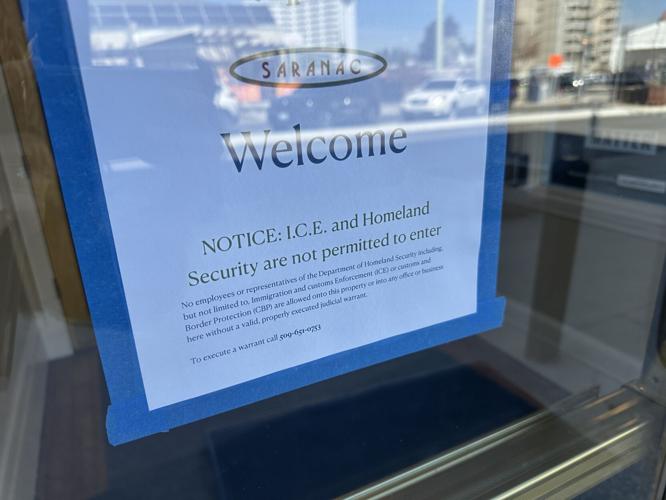 Downtown Spokane Community Building posts signs in response to ...