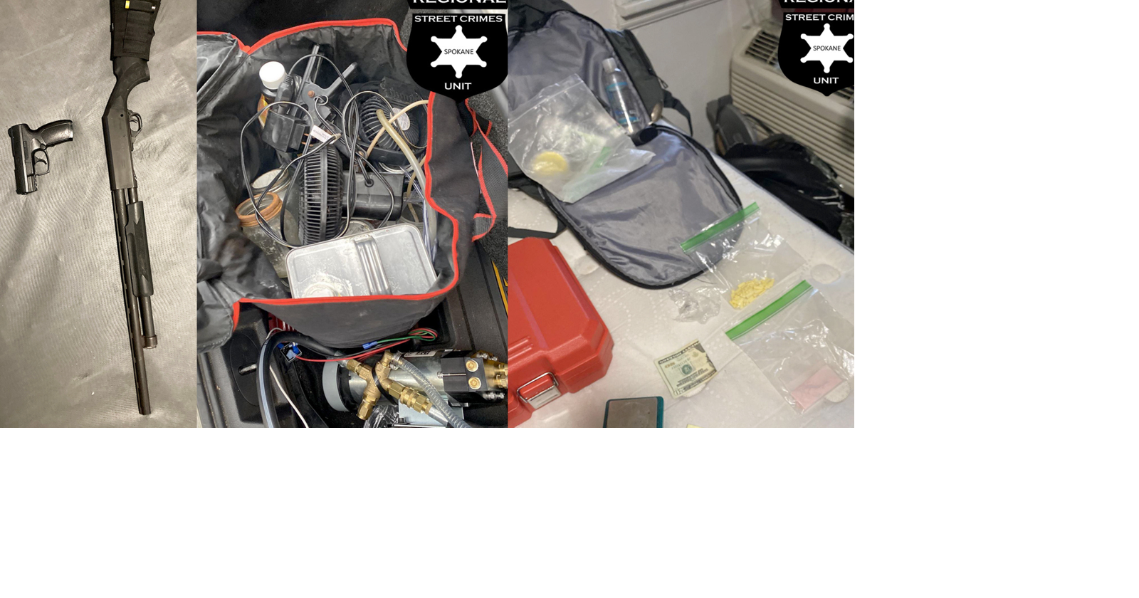 Weapons, drugs, and suspected mobile meth lab seized in Spokane Valley ...