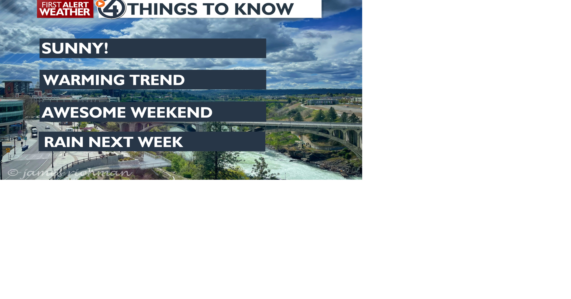 Clear blue skies for our afternoon! 🌞 -Emily | Weather | kxly.com