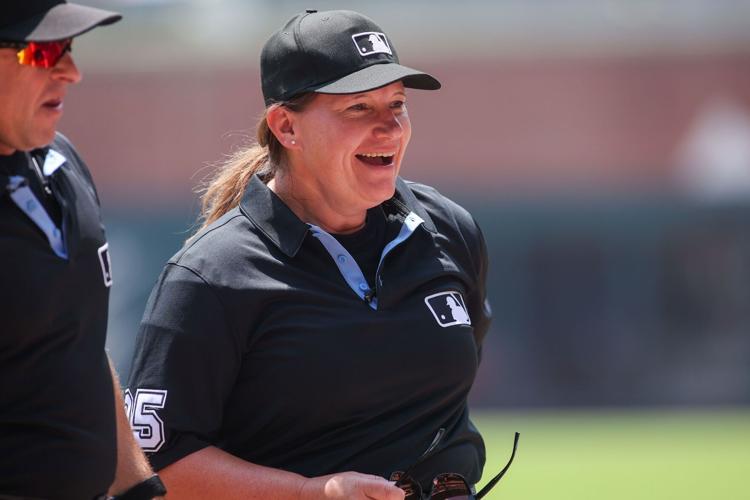 Jen Pawol makes baseball history as first woman to umpire an MLB game ...