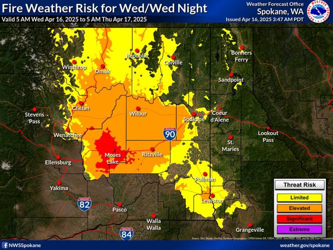 Gusty afternoon ahead💨 fire danger elevated | News | kxly.com