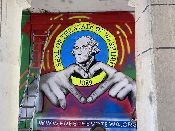 New Free to Vote murals painted in downtown Spokane | Entertainment ...
