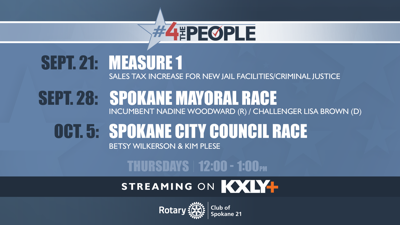 Watch this year's election debates Thursdays exclusively on KXLY+ ...