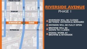 Riverside construction project begins with first phase of road closures ...