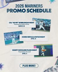 Mariners release 2026 promotions schedule | Sports | kxly.com