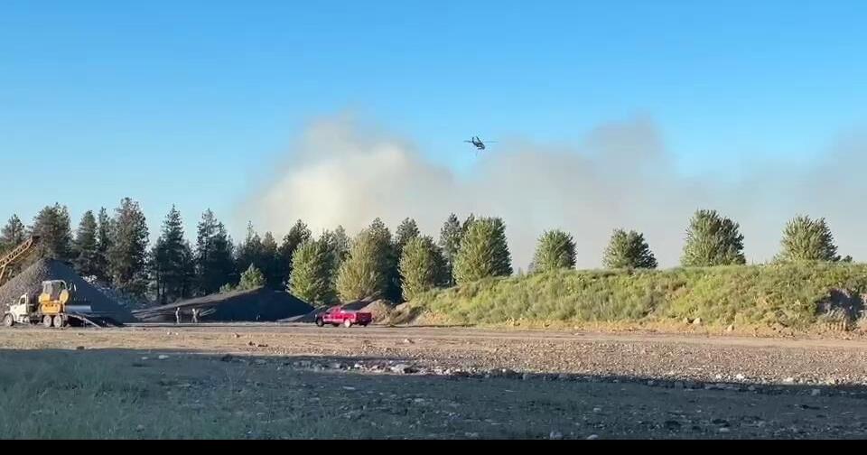 "100% wet line" around the fire near Airway Heights, says DNR | News ...