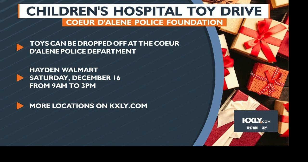Children's hospital toy drive with CDA Police Foundation | Video | kxly.com