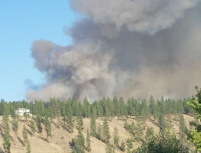 Evacuations ordered for north Spokane County brush fire | Local News ...