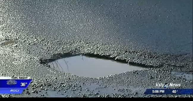 Big potholes damaging cars across Spokane County | Local News | kxly.com