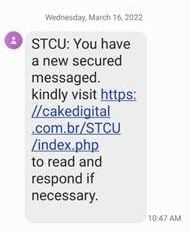 Scam alert: STCU warns of phishing emails, texts | Local News | kxly.com