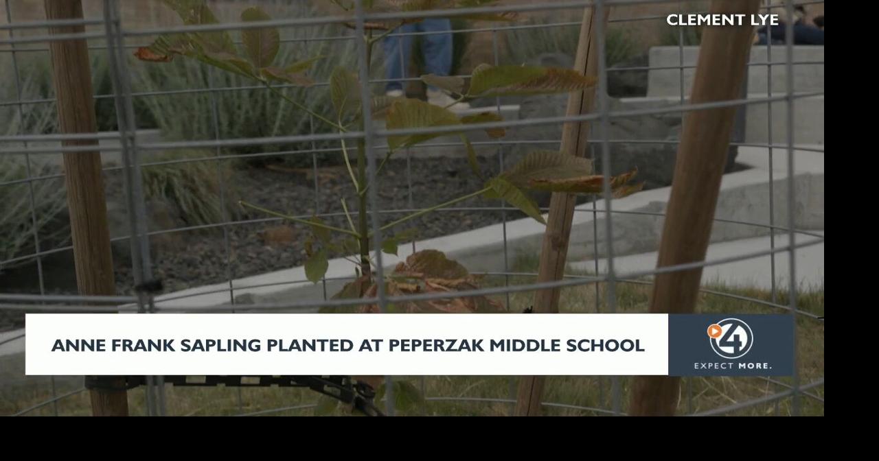 Anne Frank sapling planted at Peperzak Middle School | Video | kxly.com