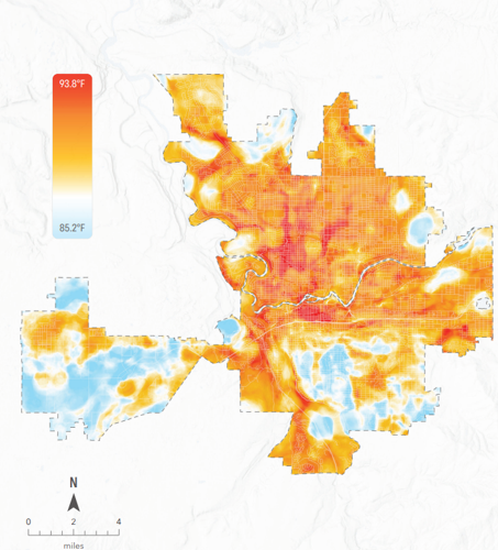 New map shows some parts of Spokane are much hotter than others | Local ...