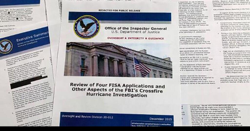Takeaways from the IG’s report into the FBI’s Russia investigation ...