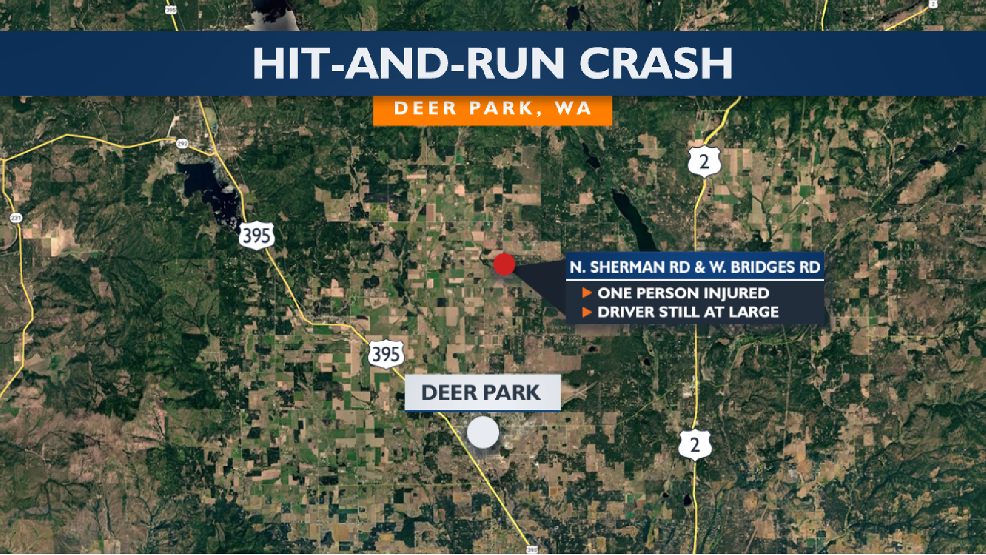 WSP looking for hit-and-run driver, one person injured in crash | KXLY ...