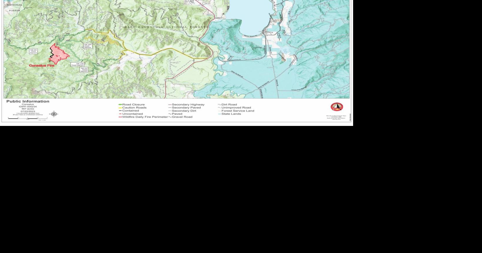 Consalus Fire Map | | kxly.com