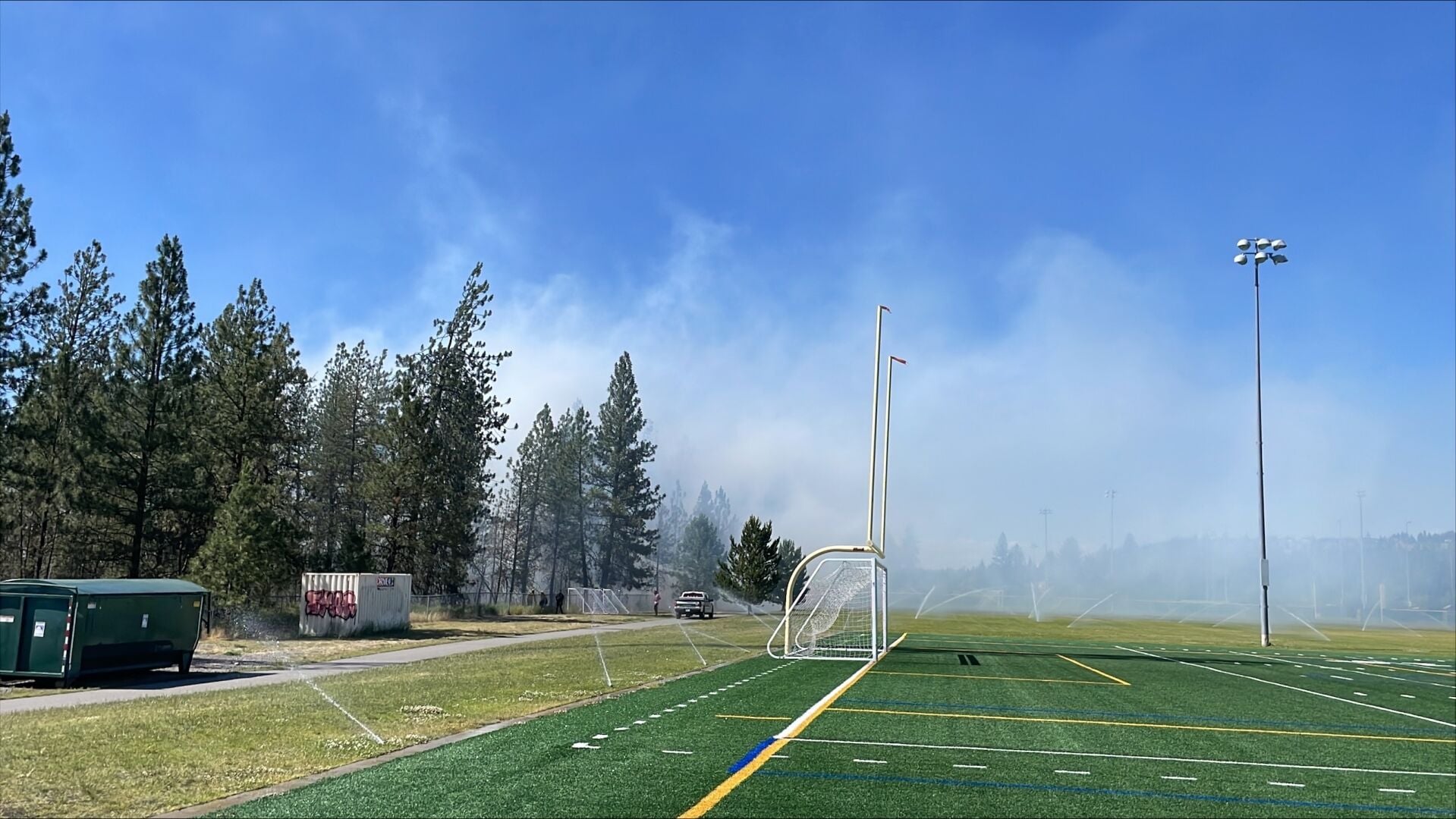 Dwight Merkel Sports Complex back open following Tuesday fire | KXLY ...