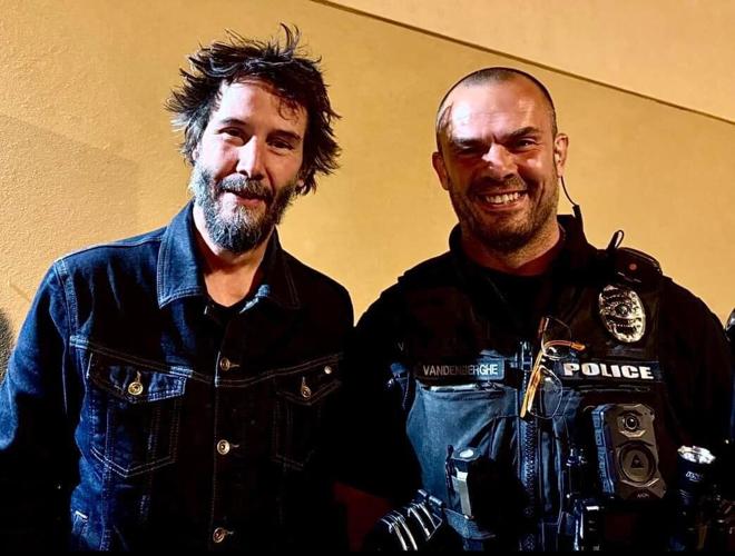 Airway Heights Police Department meets Hollywood's Keanu Reeves | News ...
