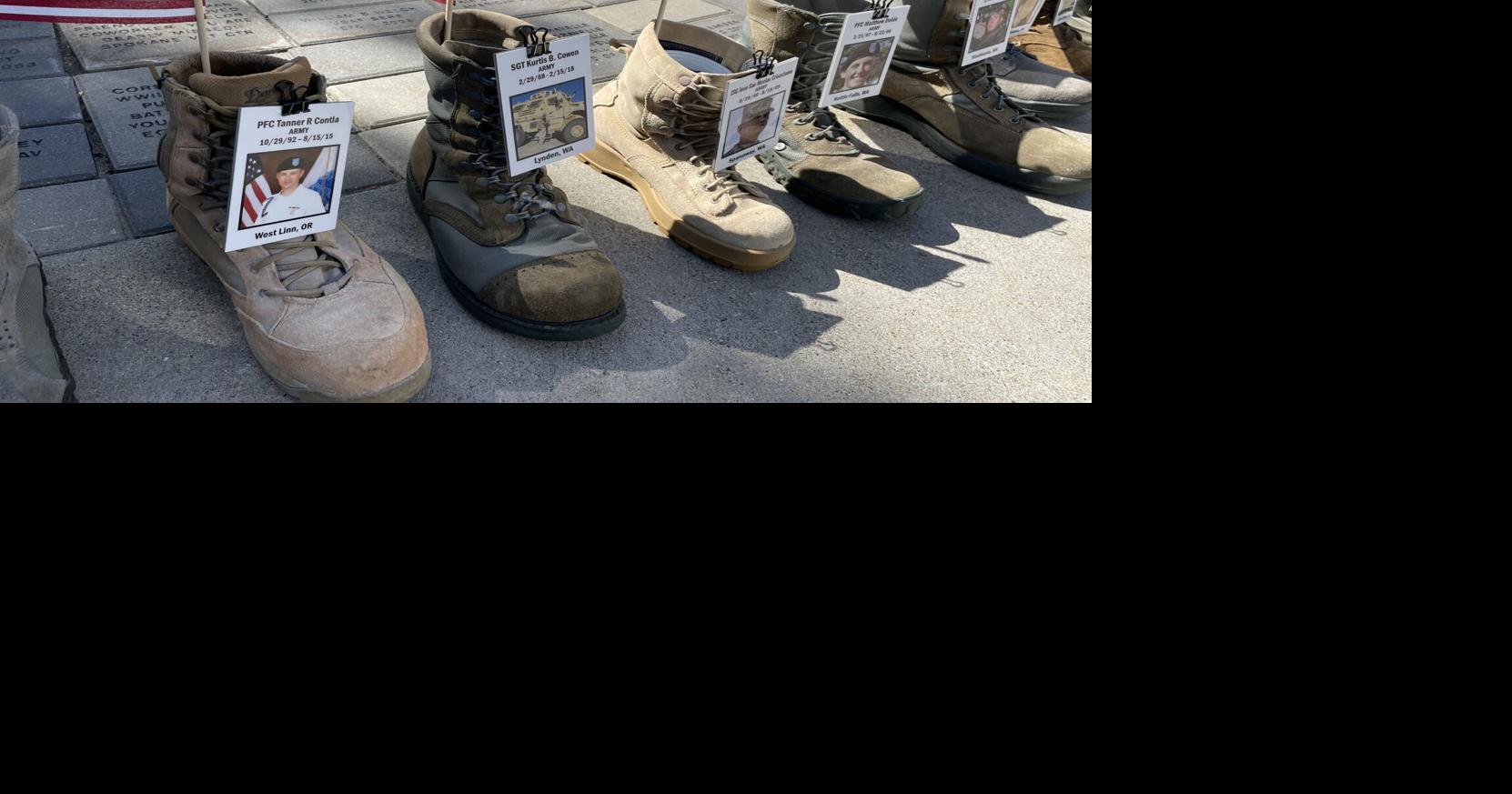 GALLERY: 'Boots on the Ground' Memorial Day ceremony at Spokane Arena ...