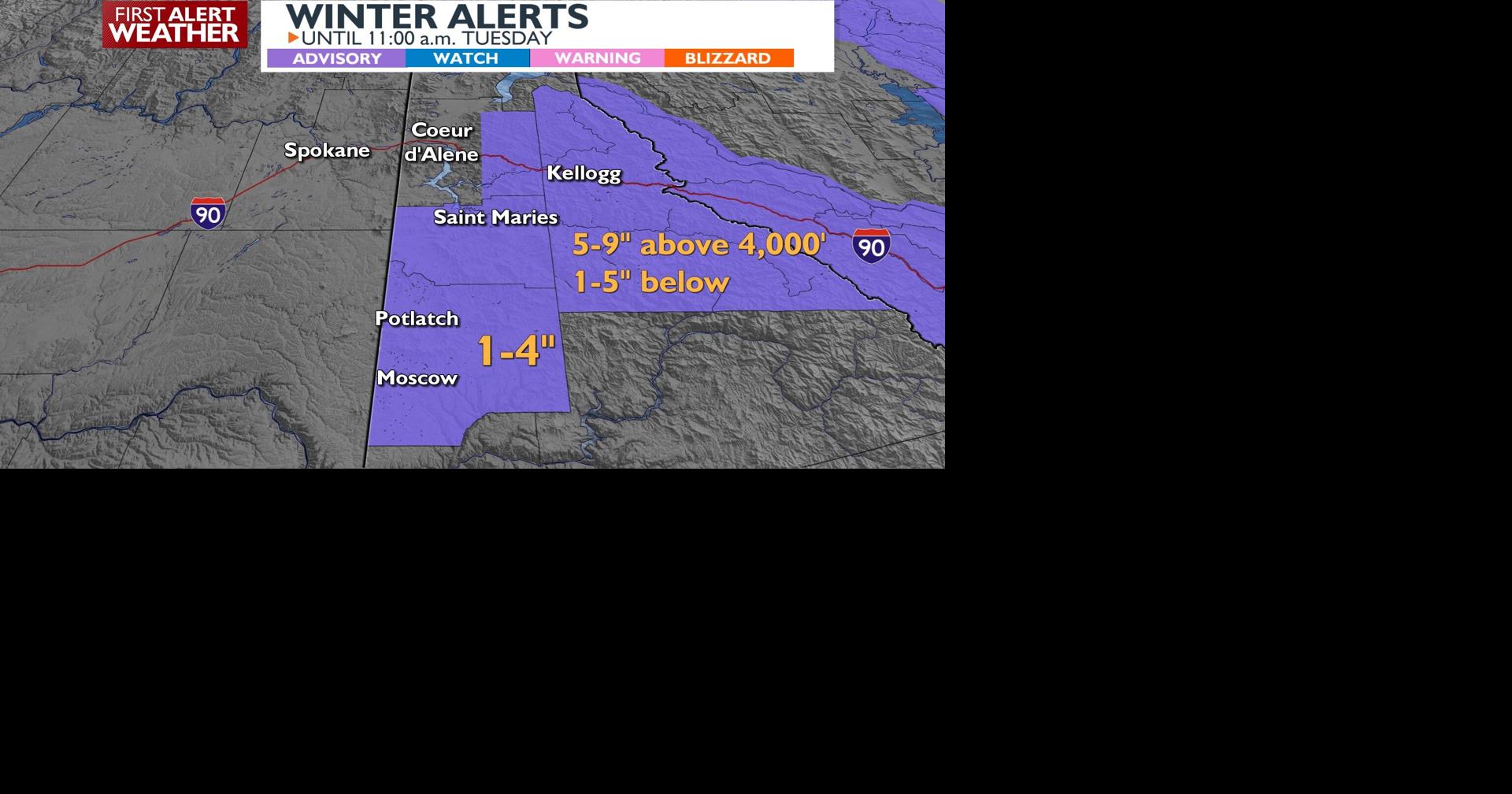 ️Rain will turn to snow late Monday for a slick Tuesday morning commute ...